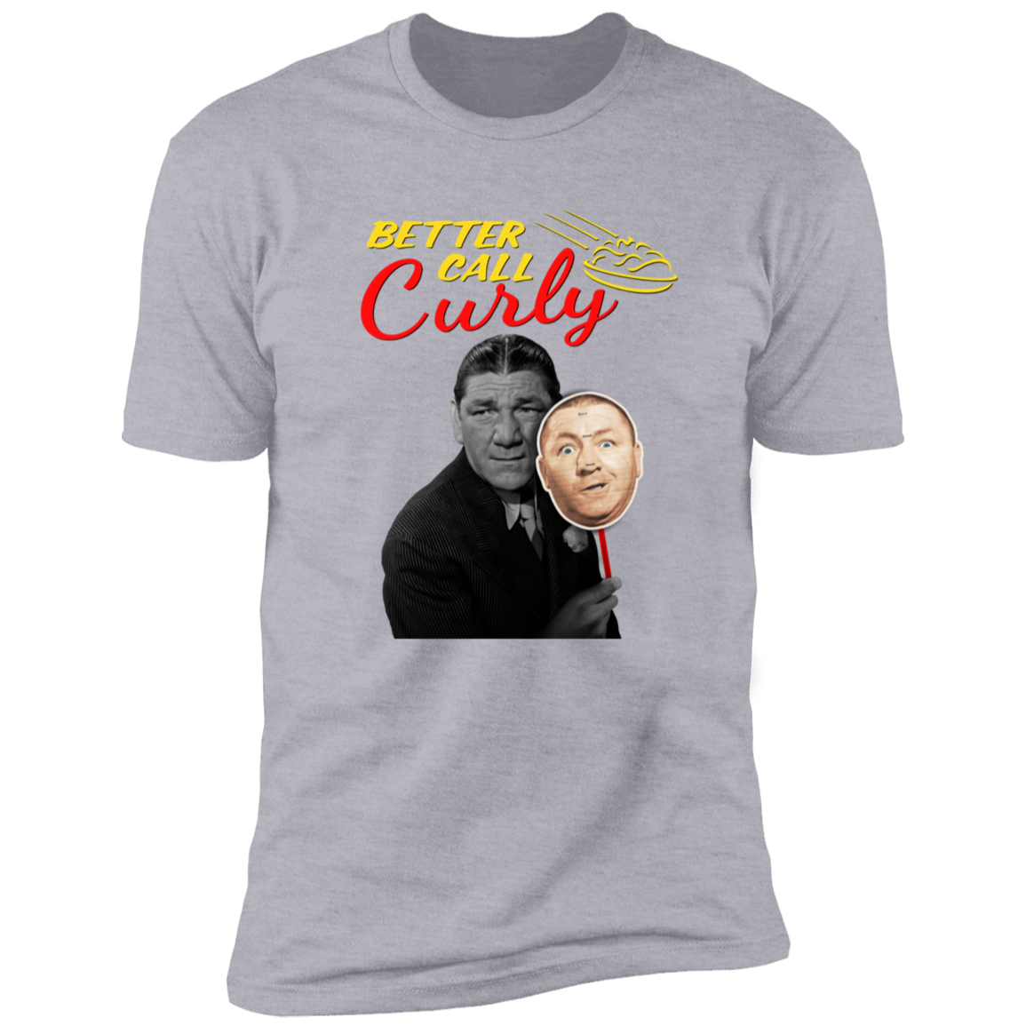 Three Stooges Better Call Curly W/ Shemp Premium Short Sleeve Tee-2 ...