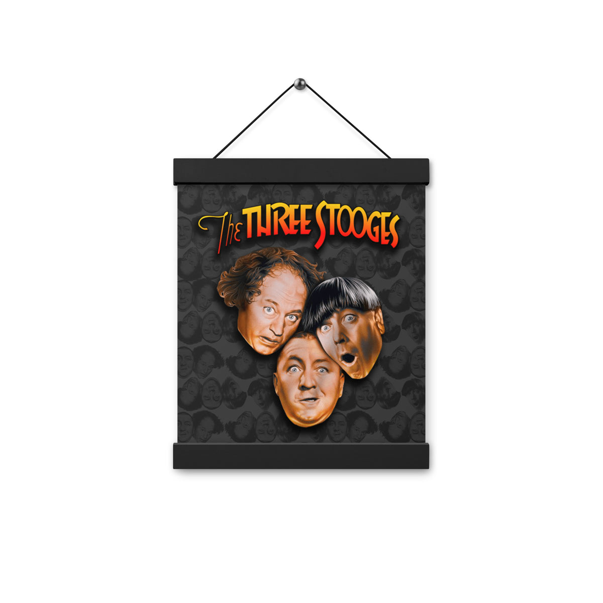 Three Stooges Big Heads Logo Poster with hanger — The Three Stooges ...