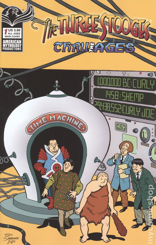 Three Stooges Comic Book Thru The Ages Series - Main Cover — The Three ...