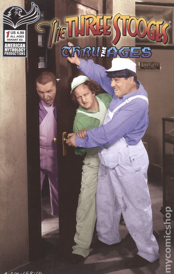 Three Stooges Comic Book Thru The Ages Series - Special Photo Cover Va ...