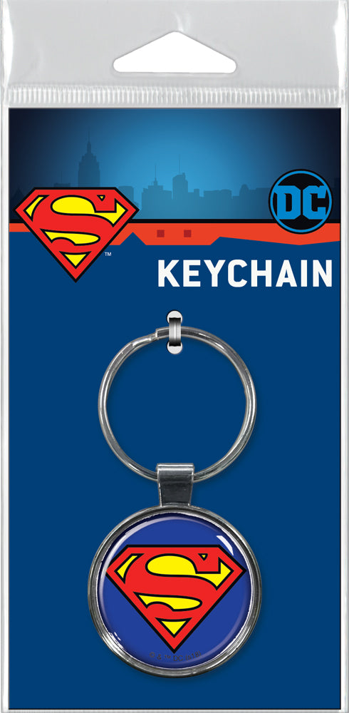 Superman Logo Keychain - DC — The Three Stooges Official Store ...