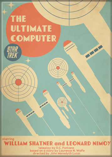 Star Trek The Ultimate Computer Poster 2.5" x 3.5" Magnet for Refriger ...