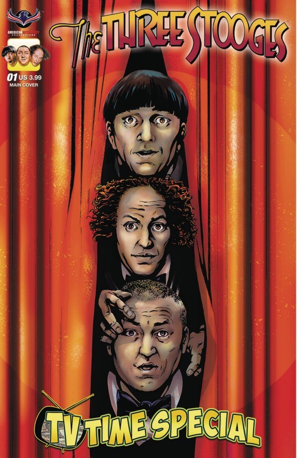 Three Stooges Comic Book Series 8 / 3 Heads Cover 3: TV Time Special ...