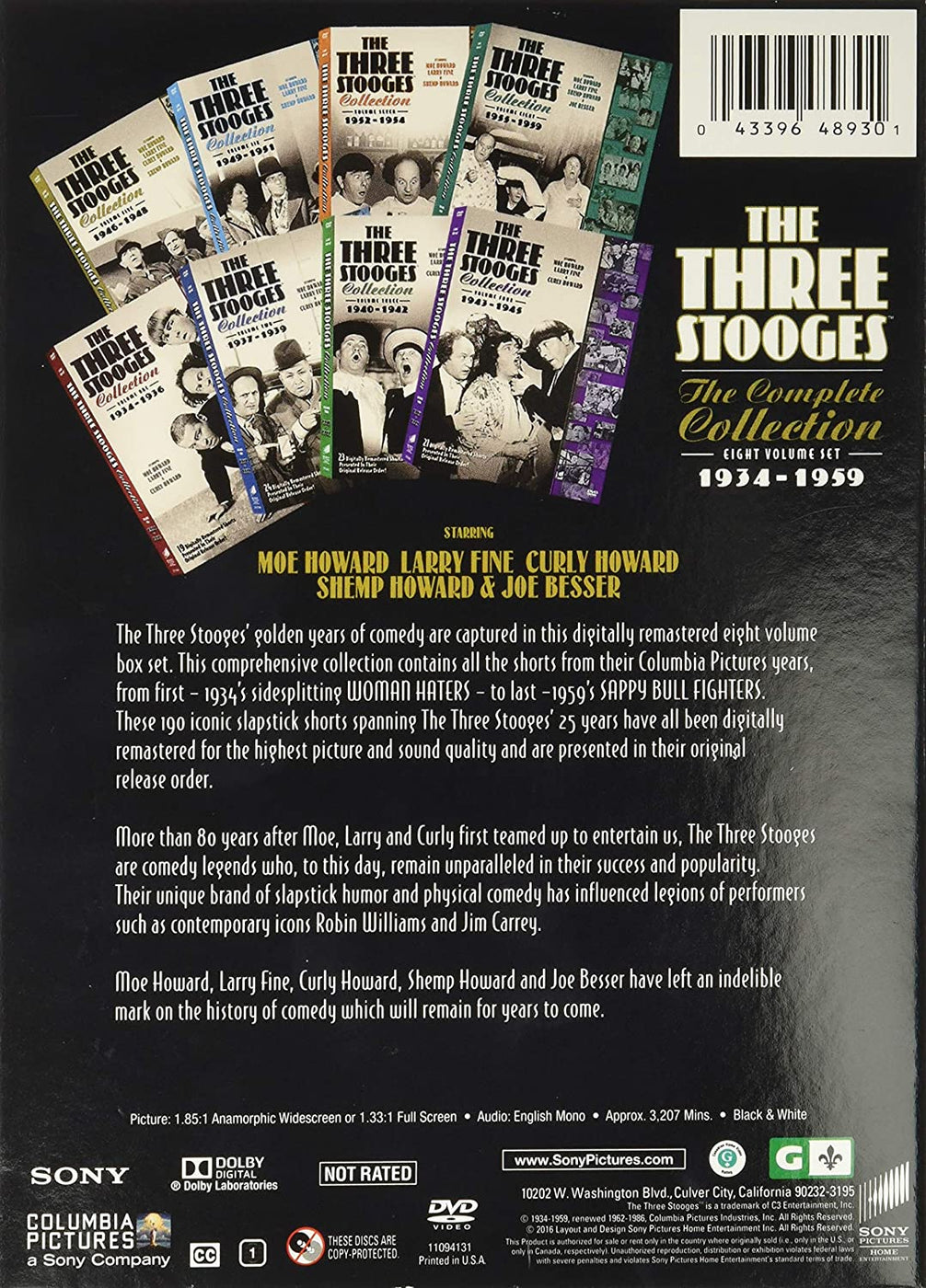 Three Stooges: The Complete DVD Collection — The Three Stooges Official ...