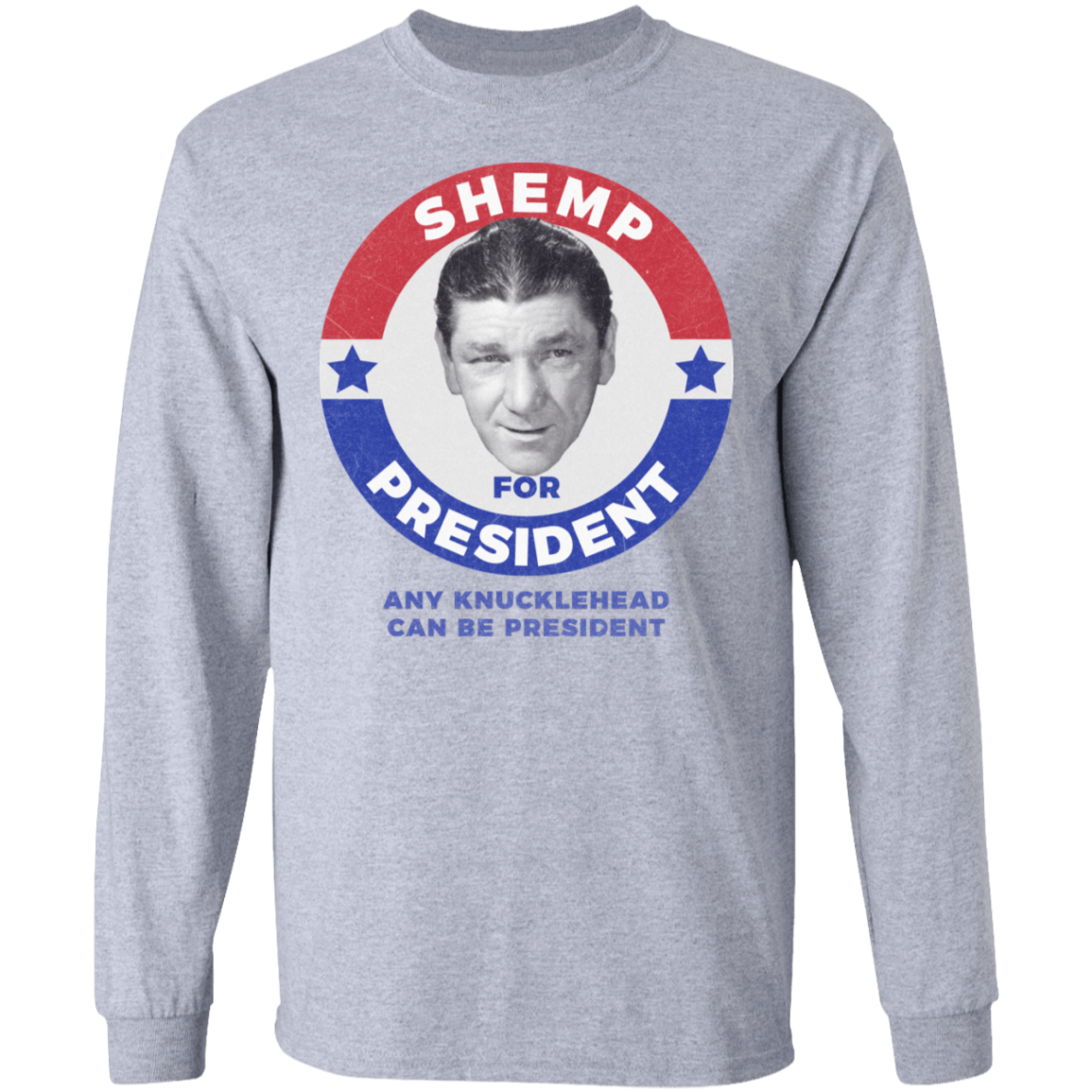 Three Stooges Shemp For President Long Sleeve Shirt — The Three Stooges ...