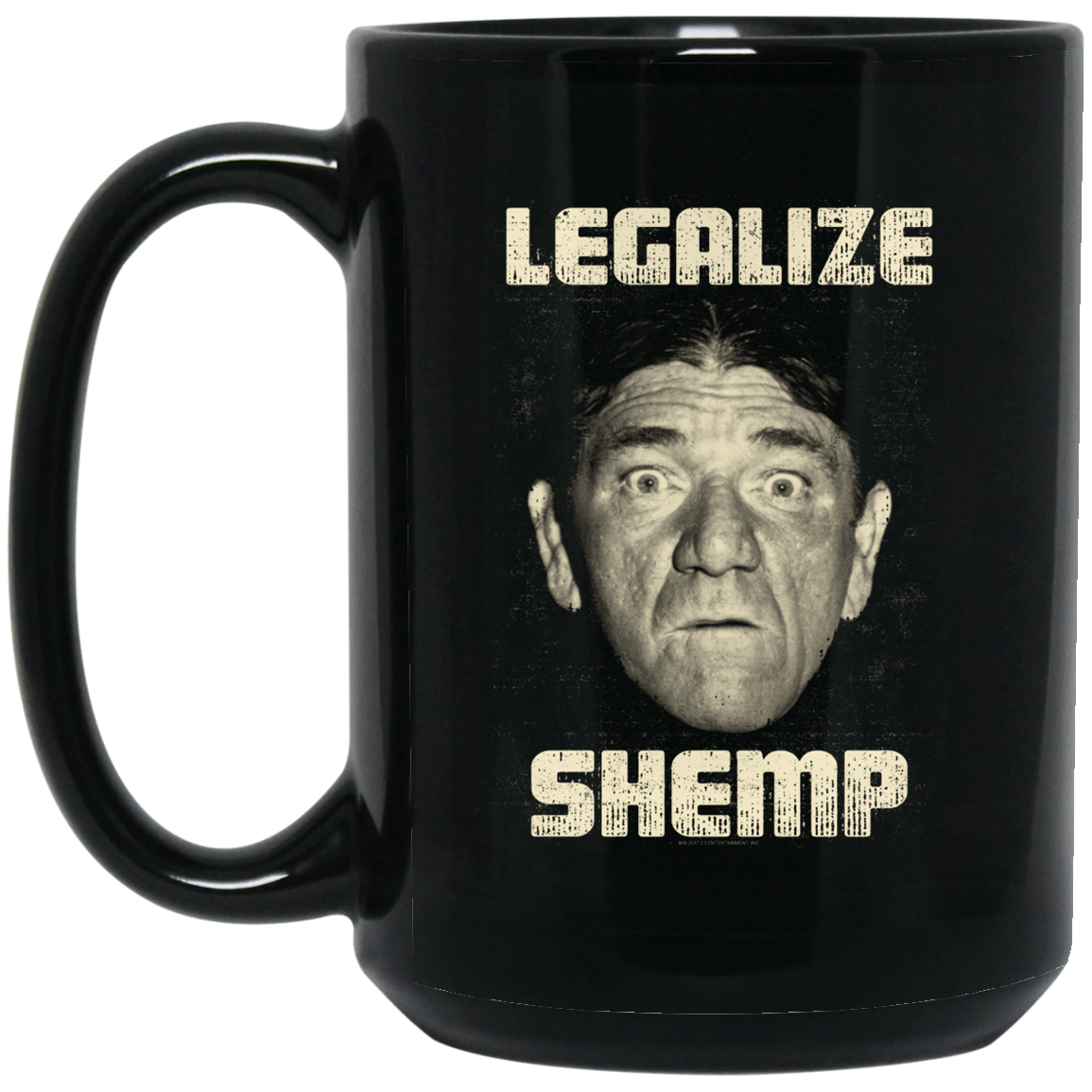 Three Stooges Legalize Shemp Large 15 Oz. Black Mug — The Three Stooges ...