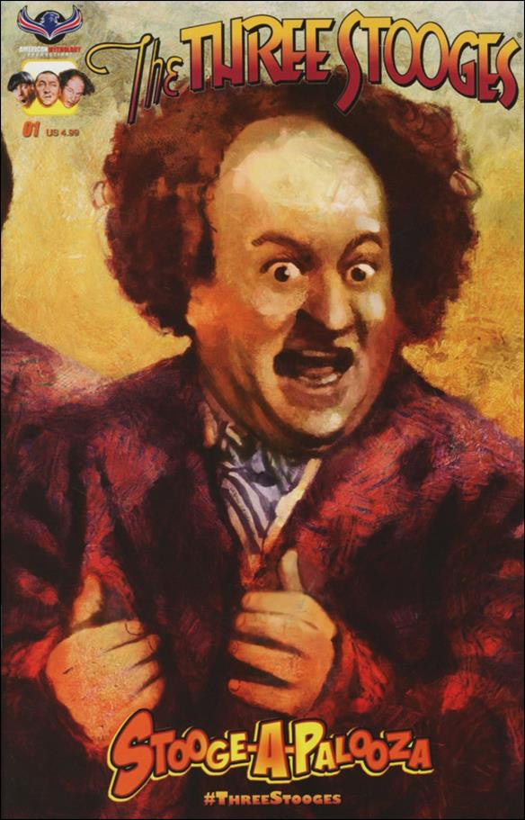Three Stooges Comic Books Series 2 / Cover 3 - Larry — The Three ...